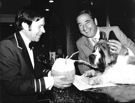 Comedian Bernie Winters His St Bernard Editorial Stock Photo - Stock ...