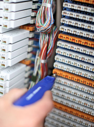 Engineer Bt Connects Customers High Speed Editorial Stock Photo - Stock ...