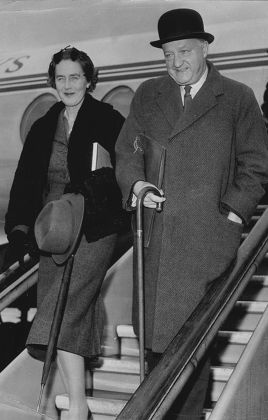 Baron Rab Butler Baroness Mollie Butler Editorial Stock Photo - Stock ...
