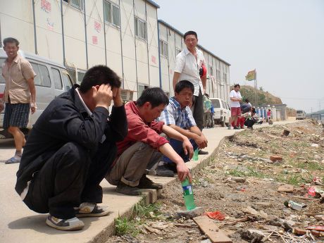 Workers Outside Factory After Gas Leak Editorial Stock Photo - Stock ...