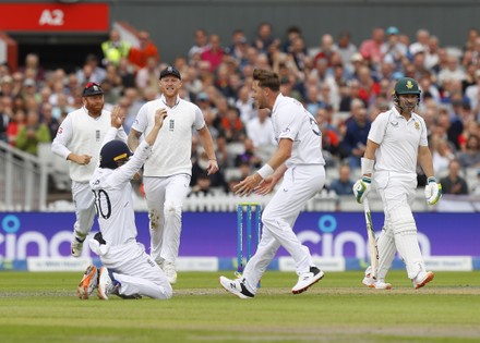Wicket Celebration By England Player James Editorial Stock Photo ...