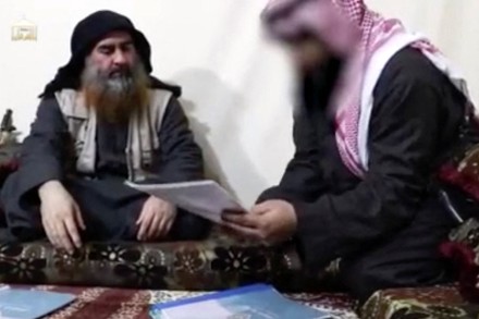 Video Screen Grab Isis Daesh Leader Editorial Stock Photo - Stock Image ...