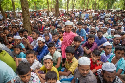 Rohingya Refugees Take Part Protest Held Editorial Stock Photo - Stock ...