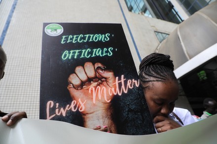 Activists protest calling for protection in Nairobi, Kenya - 25 Aug ...