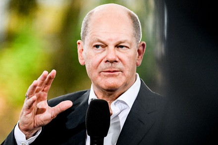 German Chancellor Olaf Scholz Answers Questions Editorial Stock Photo - Stock Image | Shutterstock