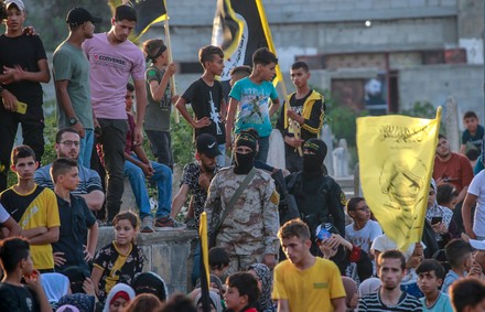 Fighters Alquds Brigades Armed Wing Palestinian Editorial Stock Photo ...
