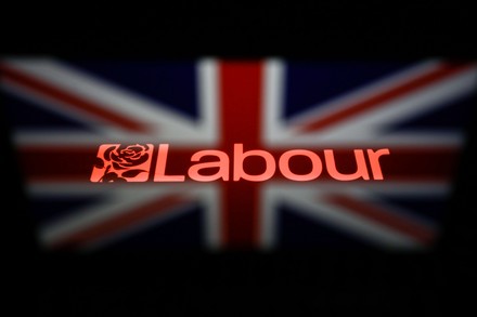 Labour Party Logo Displayed On Phone Editorial Stock Photo - Stock ...