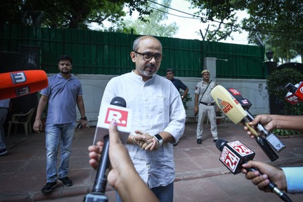 Aap Mla Dilip Pandey Arrives Attend Editorial Stock Photo - Stock Image ...
