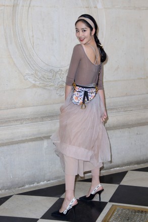 Ora Yang Attending Christian Dior Show Editorial Stock Photo - Stock ...