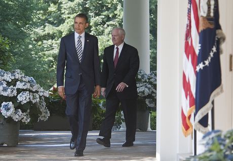 President Barack Obama Secretary Defense Robert Editorial Stock Photo ...
