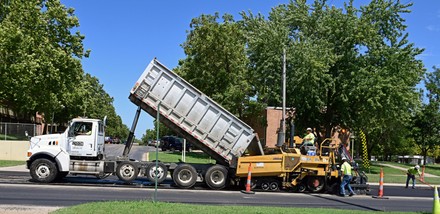 Contractors Using Roadtec Rx600 Cold Planer Editorial Stock Photo ...