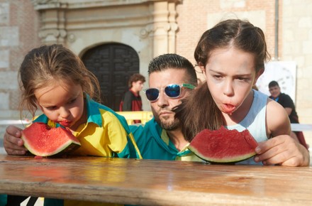 Club El Cazos Watermelon Eating Contest Editorial Stock Photo - Stock ...