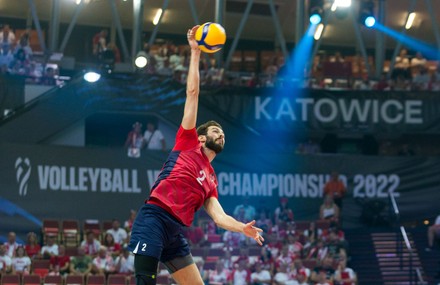 Aaron Russell Usa During Fivb Mens Editorial Stock Photo - Stock Image ...