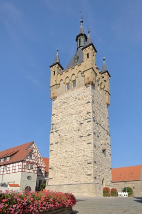 Blue Tower Built 1200 Landmark Bad Editorial Stock Photo - Stock Image ...