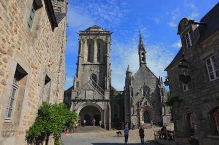 Medieval Village Locronan Saint Ronan Church Editorial Stock Photo ...