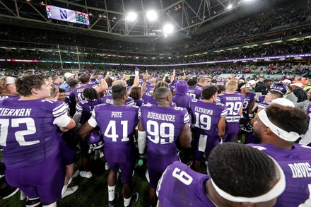 Northwestern Vs Nebraska Northwesterns Raymond Niro Editorial Stock ...