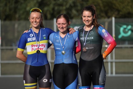 Womens Omnium Podium Lara Gillespie Ucd Editorial Stock Photo - Stock ...