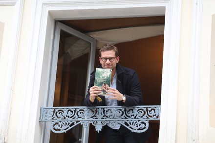 French Writer Nicolas Mathieu Poses His Editorial Stock Photo - Stock ...