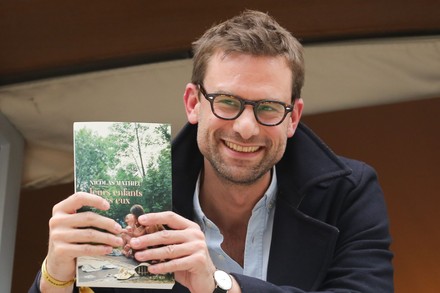 French Writer Nicolas Mathieu Poses His Editorial Stock Photo - Stock ...