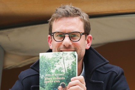 French Writer Nicolas Mathieu Poses His Editorial Stock Photo - Stock ...