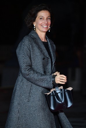 Audrey Azoulay Unescos Generalsecretary Arriving On Editorial Stock ...