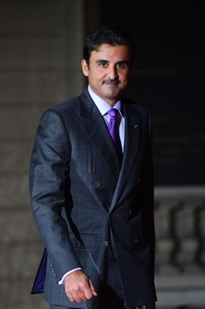 Emir Qatar Owner Psg Tamim Ben Editorial Stock Photo - Stock Image ...