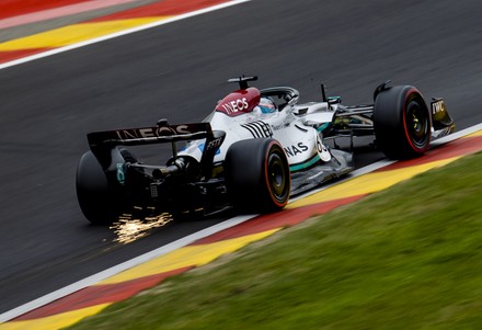 Spa George Russell 63 Mercedes W13 Editorial Stock Photo - Stock Image ...