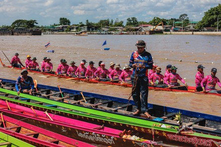People Seen Rowing Long Boats On Editorial Stock Photo - Stock Image ...