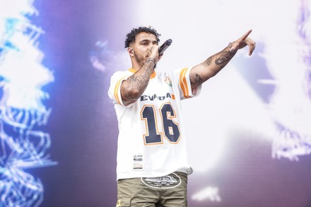 Aj Tracey On Stage Leeds Festival Editorial Stock Photo - Stock Image ...