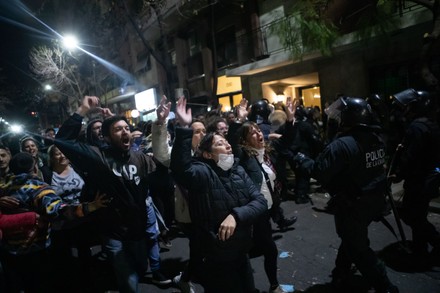 Supporters React They Gather Outside House Editorial Stock Photo ...