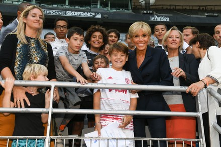 French Presidents Wife Brigitte Macron French Editorial Stock Photo ...