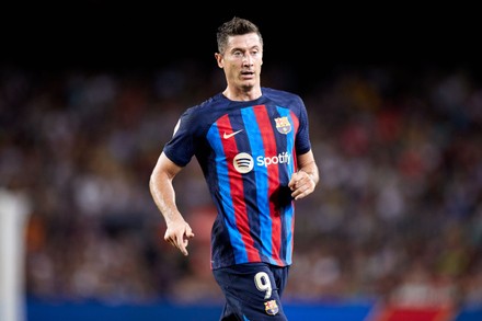 Robert Lewandowski Fc Barcelona Looks On Editorial Stock Photo - Stock ...