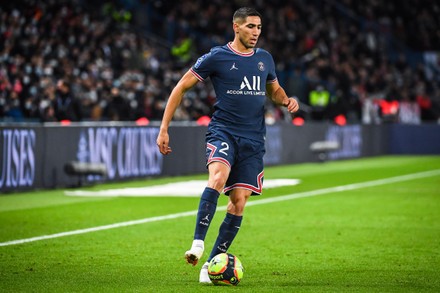 Achraf Hakimi Psg During French Championship Editorial Stock Photo ...