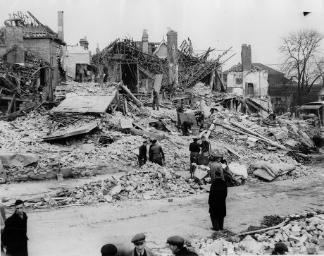 Ww Ii German Rocket Shells Damage Editorial Stock Photo - Stock Image ...