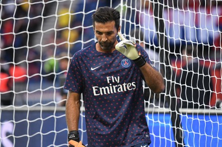 Legendary Goalkeeper Gianluigi Buffon Plays His Editorial Stock Photo ...