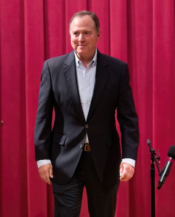 Congressman Adam Schiff Discusses Midnight Washington Editorial Stock ...