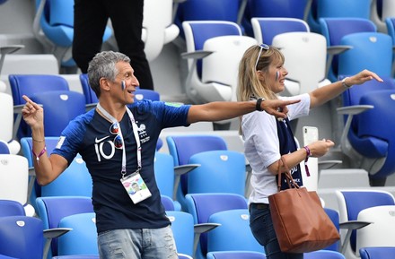FIFA World Cup - WAGs At France v Uruguay, unknown - 06 Jul 2018 Stock ...