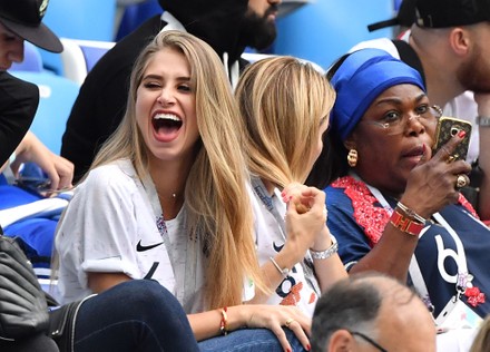 FIFA World Cup - WAGs At France v Uruguay, unknown - 06 Jul 2018 Stock ...
