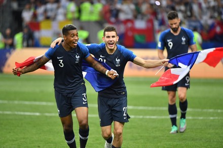 Frances Teammates Presnel Kimpembe Lucas Hernandez Editorial Stock ...