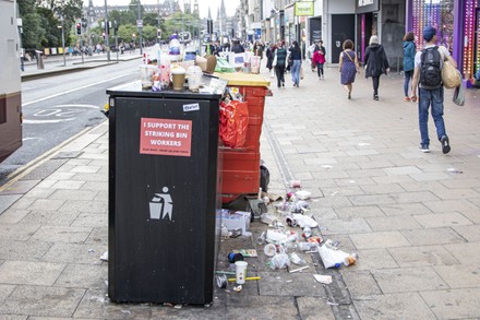 Support Striking Bin Workers Sticker On Editorial Stock Photo - Stock ...