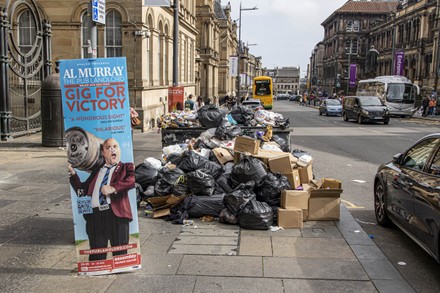 Mounting Piles Waste Scottish Capital Edinburgh Editorial Stock Photo ...