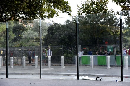 Bulletproof Glass Wall Be Built Around Editorial Stock Photo - Stock ...