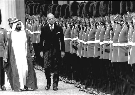 State Visit Emir Uae Sheikh Zaid Editorial Stock Photo - Stock Image ...