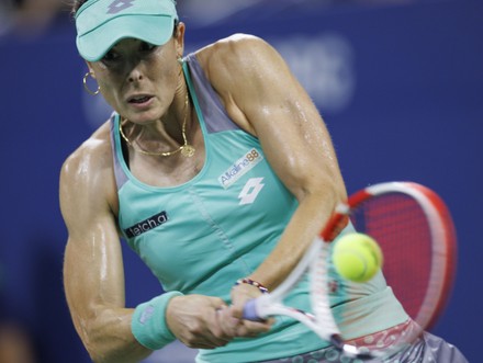Alize Cornet France Returns Ball Emma Editorial Stock Photo - Stock ...