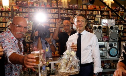 President French Republic Emmanuel Macron Visits Editorial Stock Photo ...