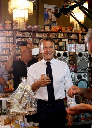 President French Republic Emmanuel Macron Visits Editorial Stock Photo ...