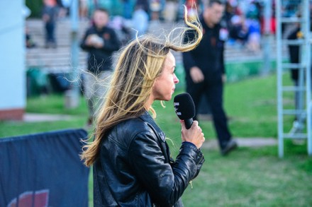 Abi Stephens Finds Wind Problem She Editorial Stock Photo - Stock Image ...