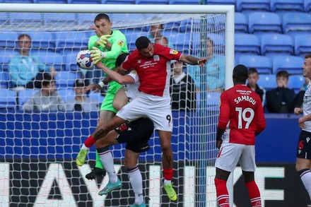 Goal Crewe Alexandra Forward Courtney Bakerrichardson Editorial Stock ...