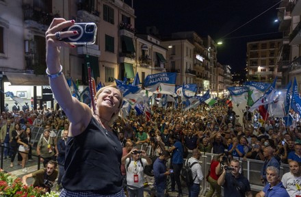 Giorgia Meloni Leader Italian Rightwing Party Editorial Stock Photo ...