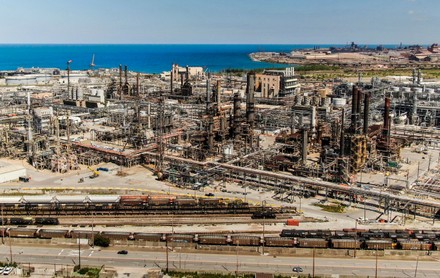 Aerial Photo Made Drone Shows Bp Editorial Stock Photo - Stock Image ...